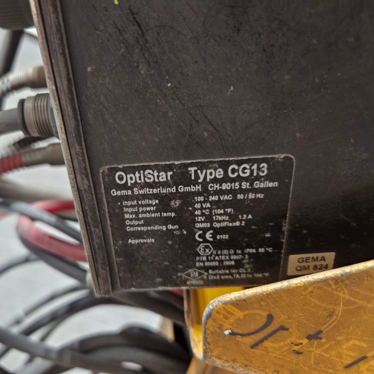 Gema OptiFlex 2B Manual Powder Coating System - Slocum Equipment, Inc.